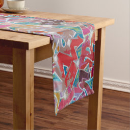Graffiti Design Table Runner | Zazzle