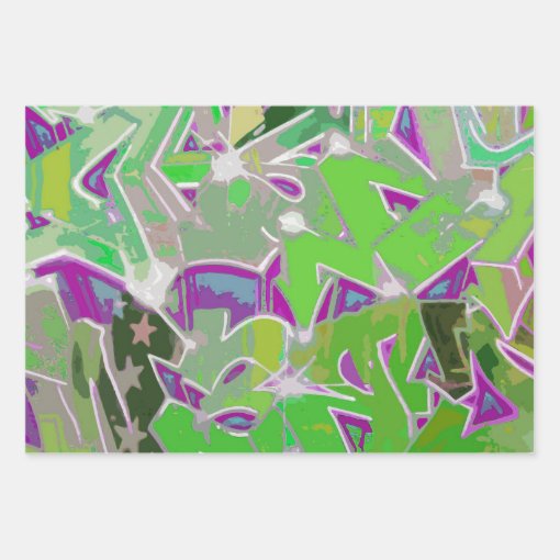 Graffiti Design Wrapping Paper Sets | Zazzle