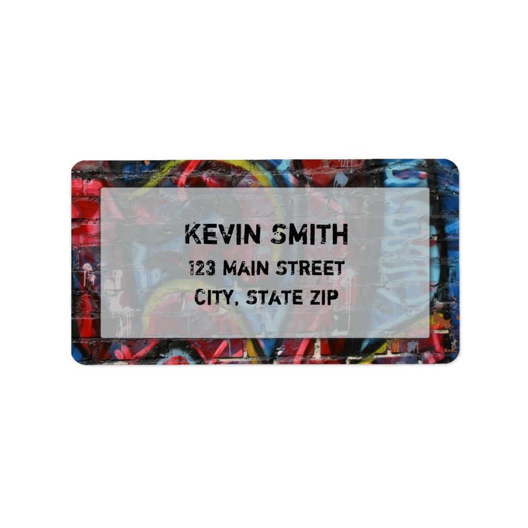 Graffiti Labels | Zazzle