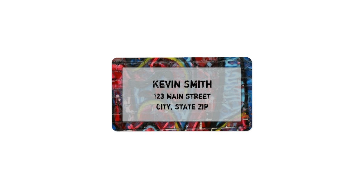 Graffiti Labels | Zazzle