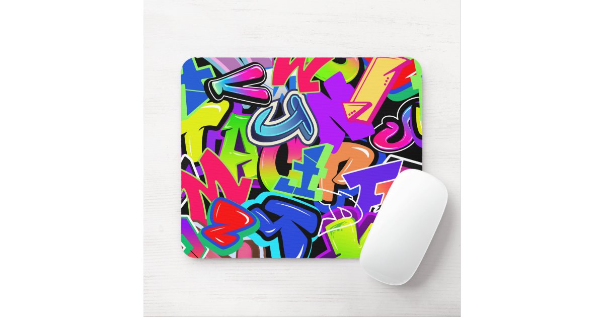 Graffiti Mouse Pad | Zazzle