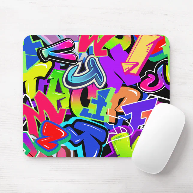 Graffiti Mouse Pad | Zazzle