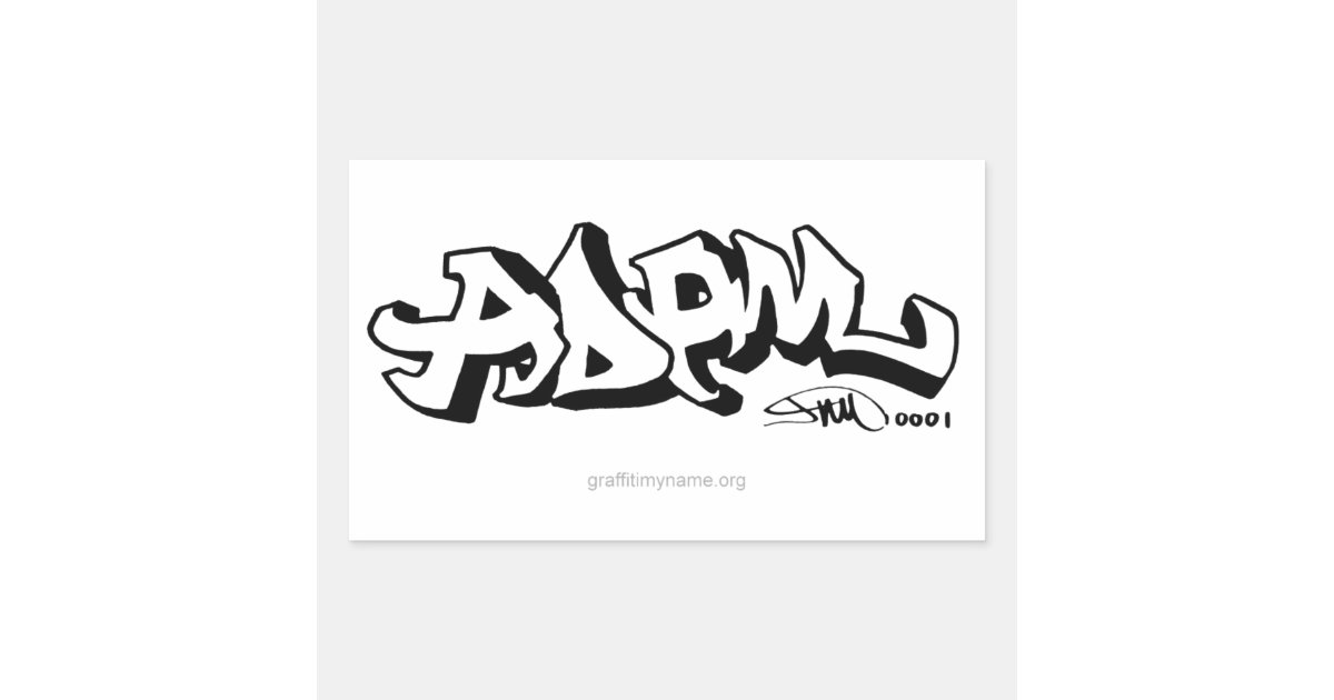 Graffiti My Name Stickers | Zazzle