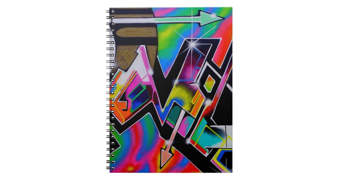Graffiti notebook | Zazzle