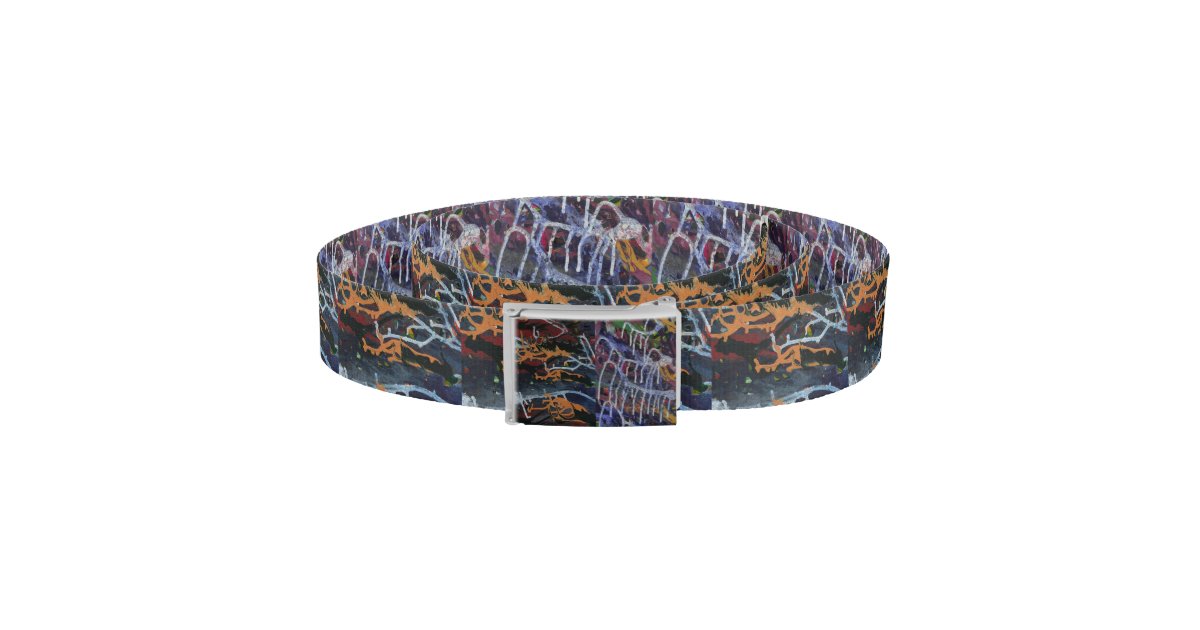 Graffiti paint belt | Zazzle