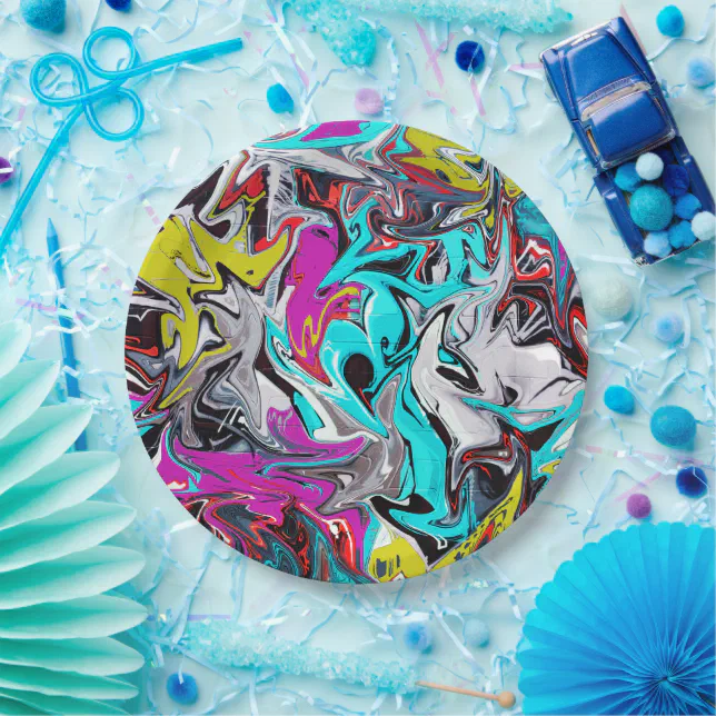 Graffiti Paper Plates | Zazzle