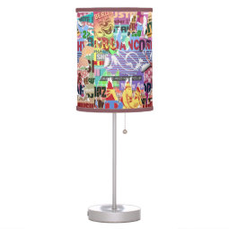 graffiti posters lamp | Zazzle