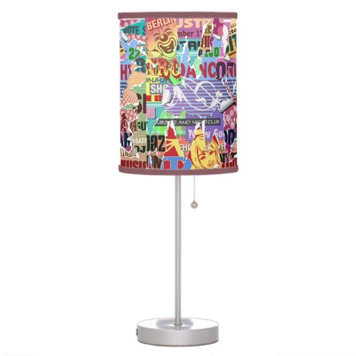 graffiti posters lamp | Zazzle
