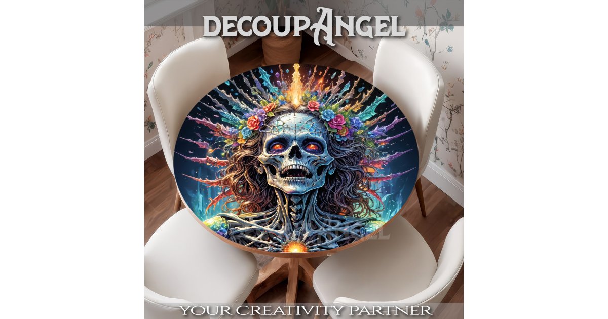 Graffiti Skull Explosion - Decoupage - Tissue Paper | Zazzle