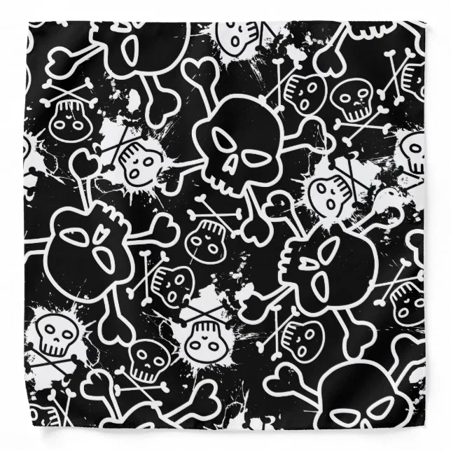 Graffiti skulls bandana | Zazzle