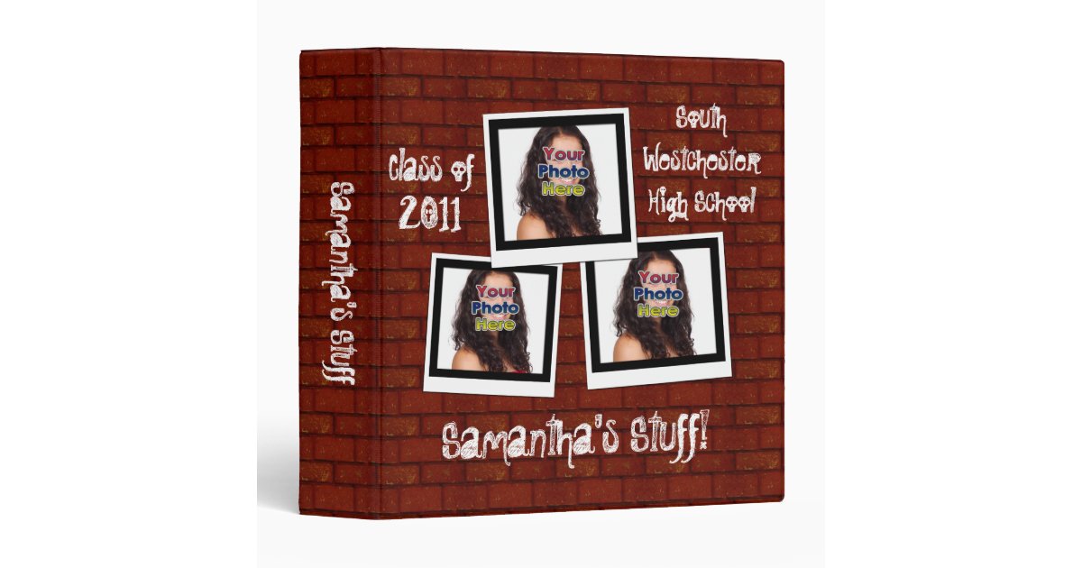 Graffiti Snapshot Photo School Binder | Zazzle