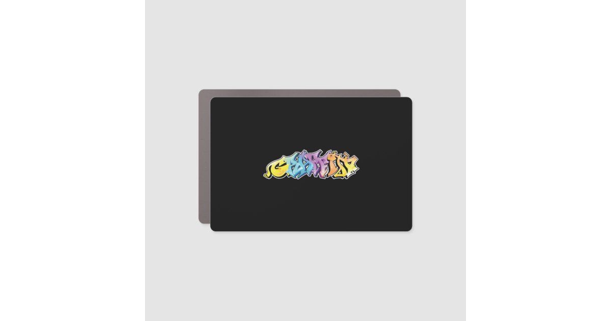 Graffiti Spray Paintings Painters Graffiti Is Art Car Magnet | Zazzle
