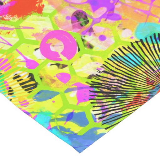 Graffiti Summer Short Table Runner | Zazzle