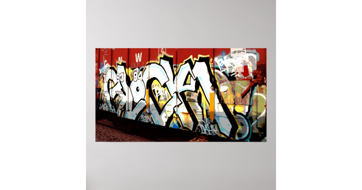 GRAFFITI TAGGING POSTER | Zazzle