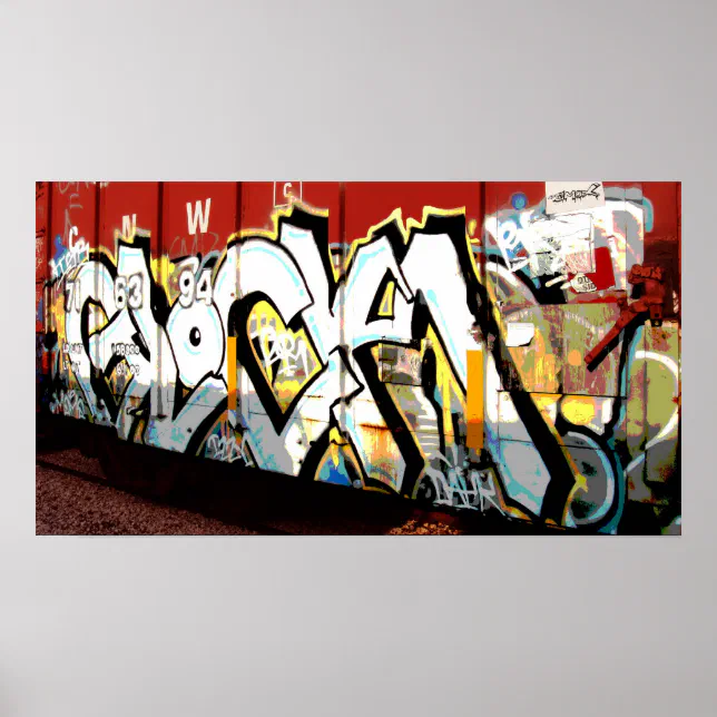 GRAFFITI TAGGING POSTER | Zazzle