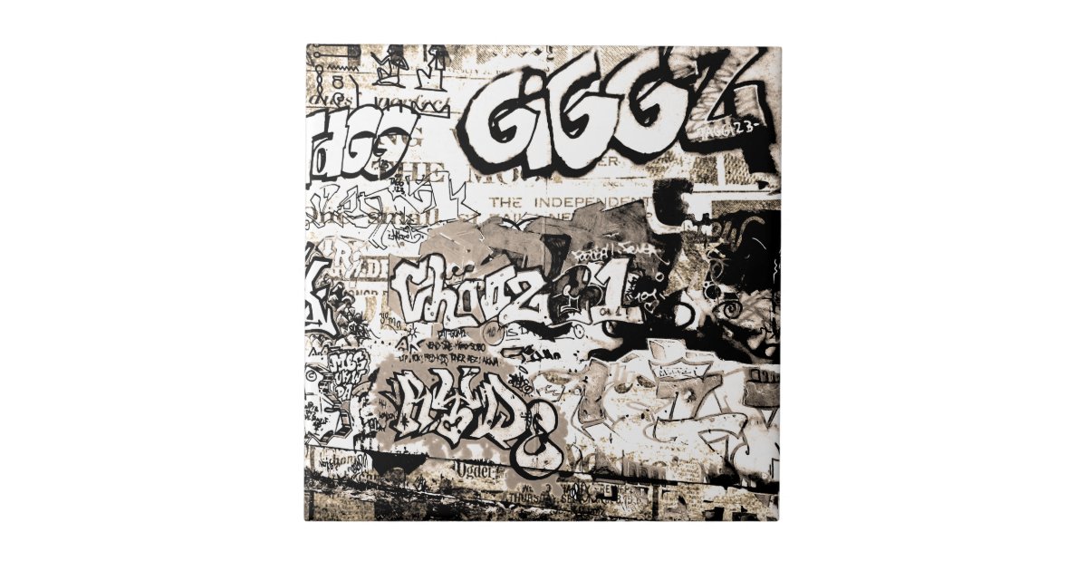 Graffiti Tile | Zazzle