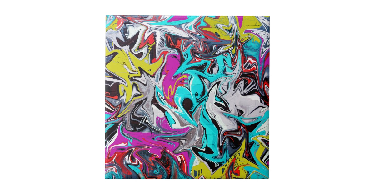 Graffiti Tile | Zazzle