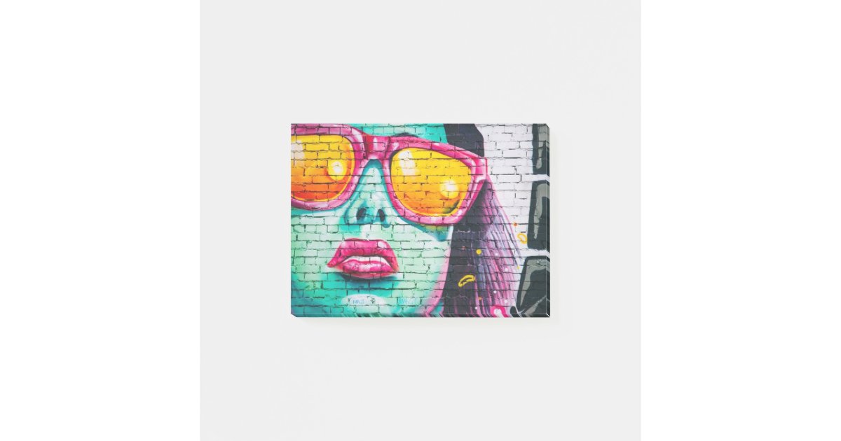 graffiti wall post-it notes | Zazzle