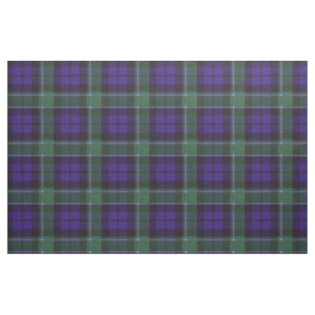 Clan Graham Tartan Fabric | Zazzle