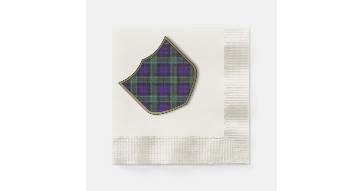Graham clan Plaid Scottish tartan Napkins | Zazzle
