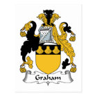 Graham Family Crest Coat of Arms Postcard | Zazzle.com