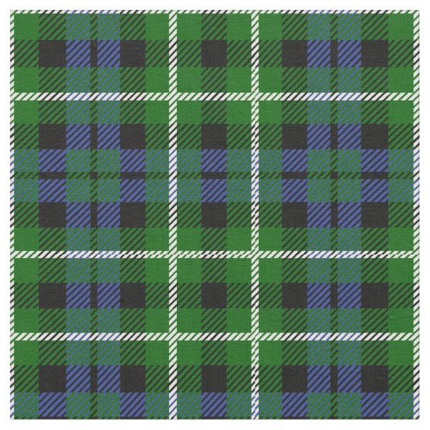 Clan Graham Tartan Fabric | Zazzle