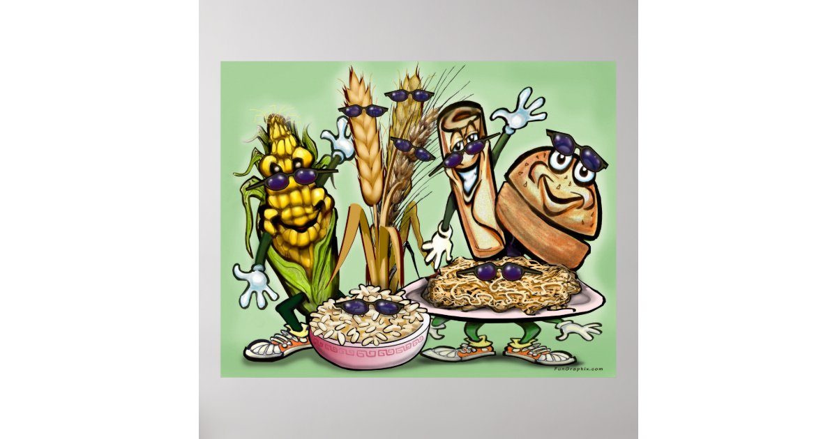 Grains Food Group Poster | Zazzle
