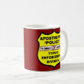 Grammar Police Apostrophe Misuse Coffee Mug | Zazzle