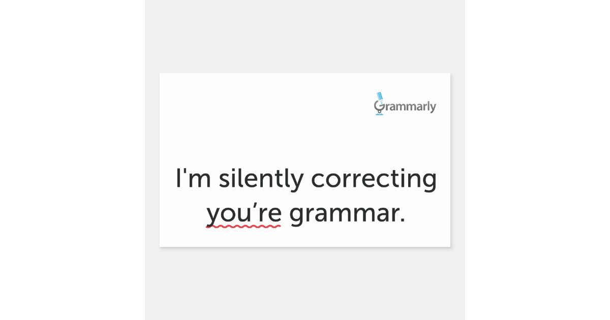 Grammar Stickers | Zazzle