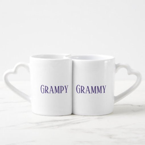 Grammy Grampy Ultra-Violet Coffee Mug Set | Zazzle