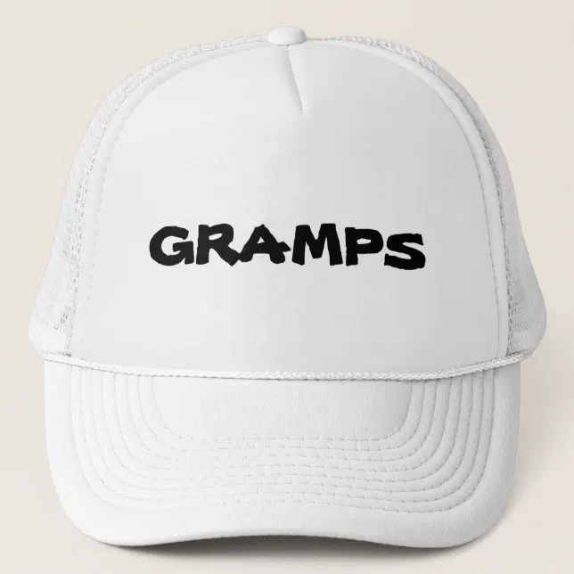 Gramps (Grandpa) Trucker Hat | Zazzle