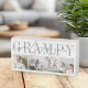 Grampy We Love You 4 Photo Collage Wooden Box Sign | Zazzle