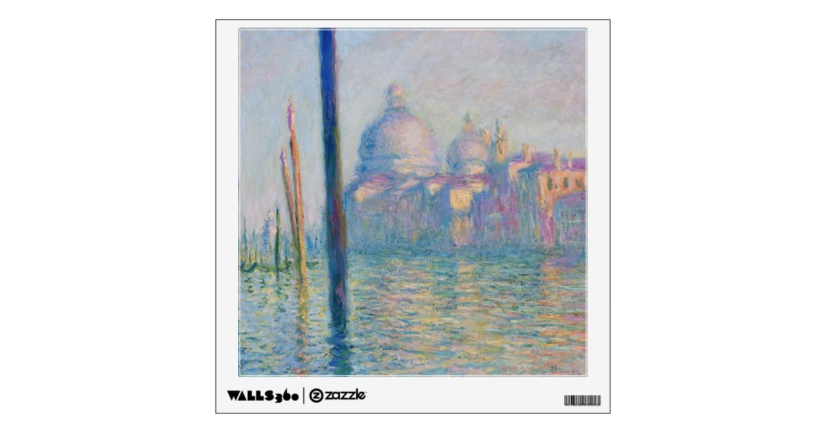 Grand Canal Monet Venice Italy Classic Painting Wall Decal | Zazzle