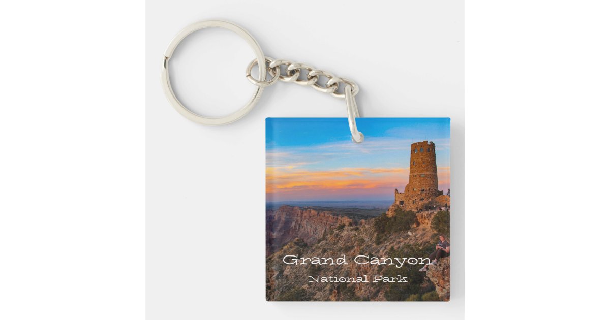 Grand Canyon Desert Tower Keychain | Zazzle