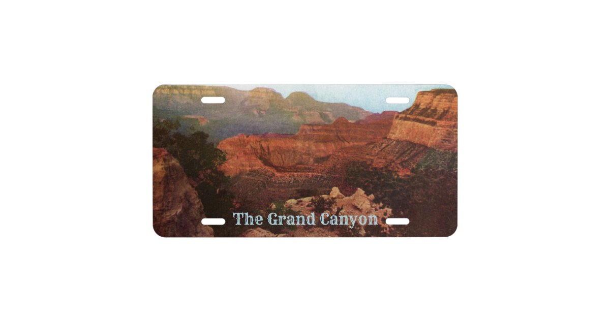 Grand Canyon License Plate | Zazzle