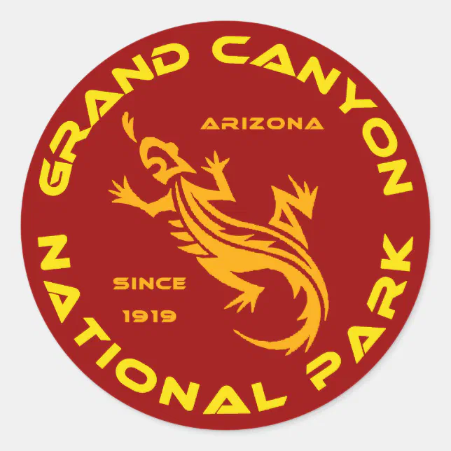 Grand Canyon National Park Classic Round Sticker | Zazzle