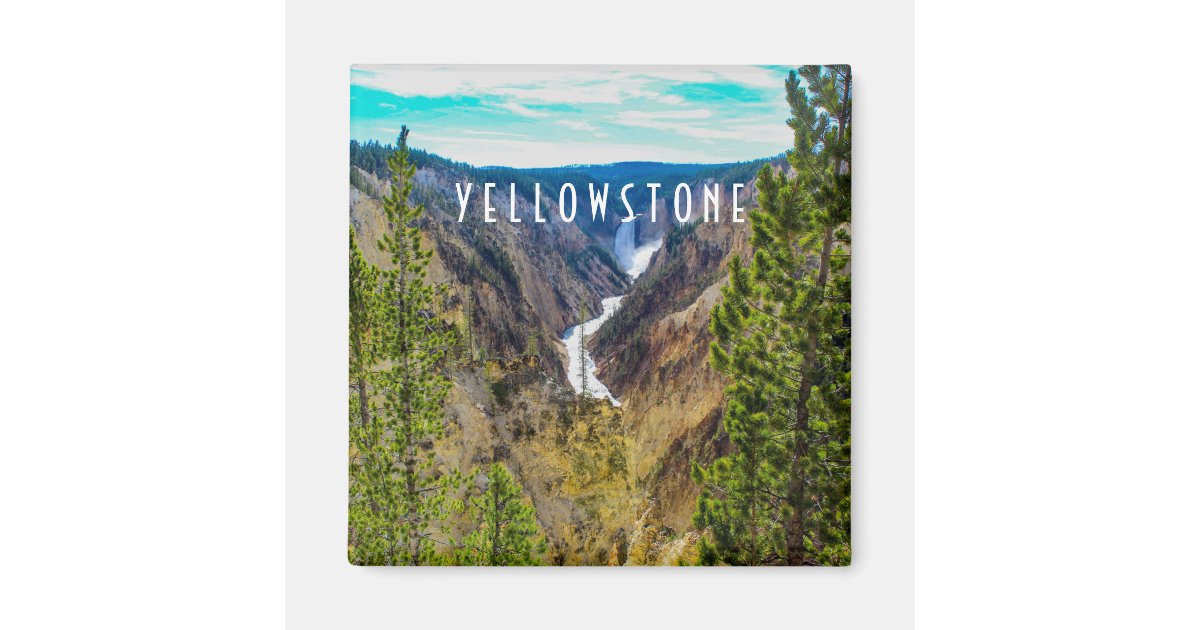 Grand Canyon of Yellowstone Magnet | Zazzle