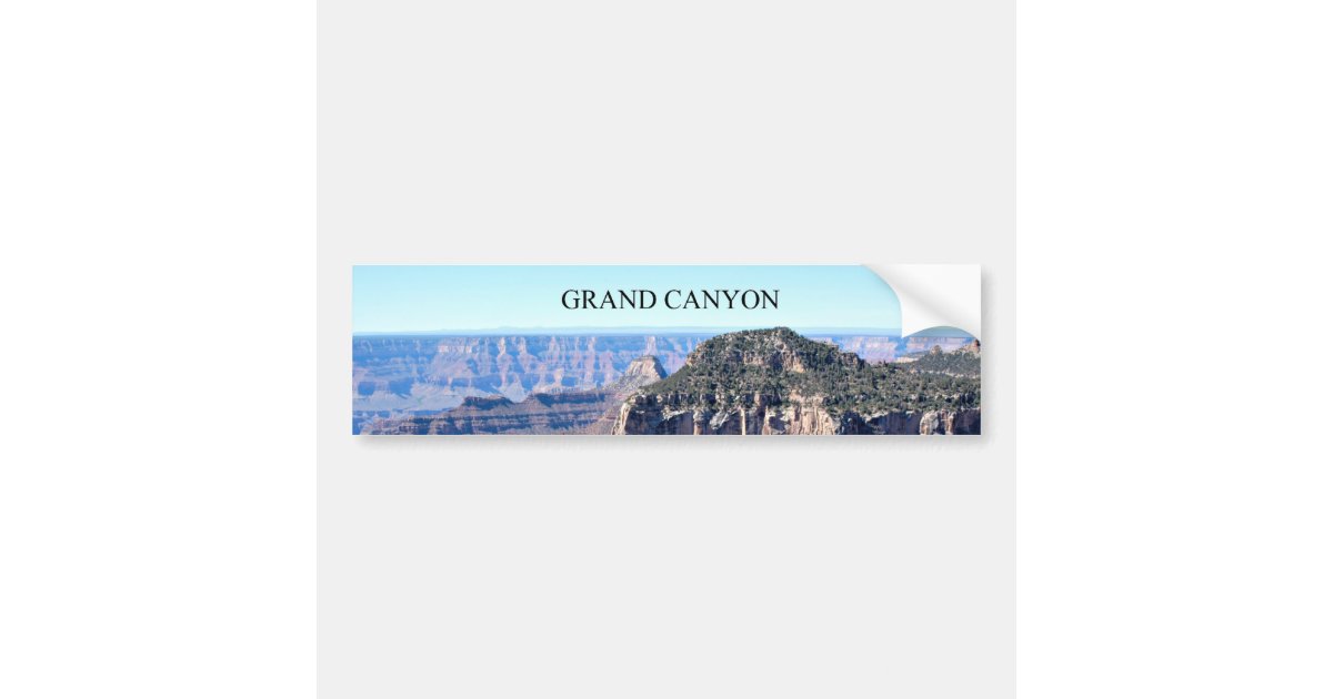 Grand Canyon; Stunning View Bumper Sticker | Zazzle