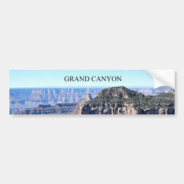 Grand Canyon; Stunning View Bumper Sticker | Zazzle