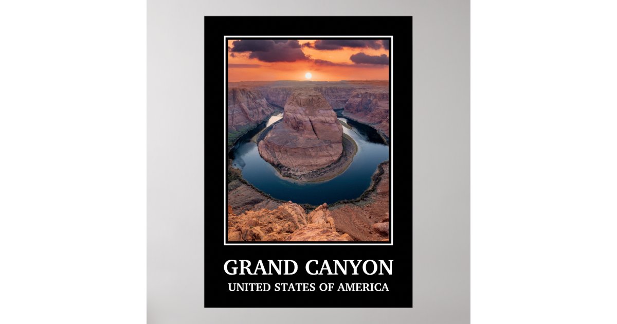 GRAND CANYON USA TRAVEL POSTER | Zazzle