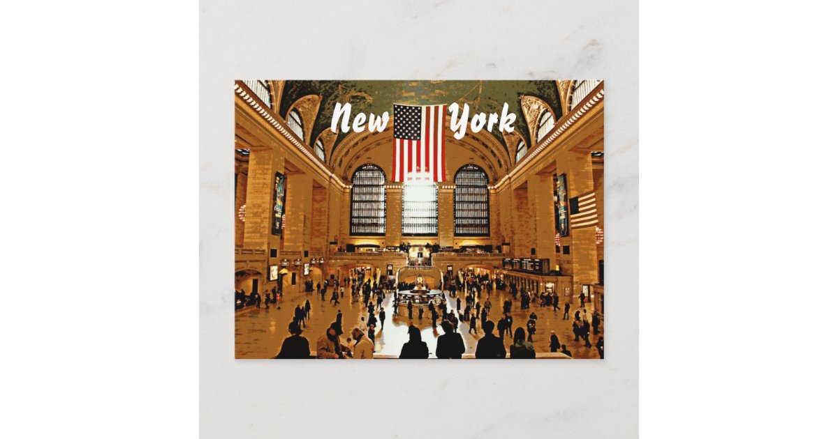 Grand Central Postcard | Zazzle