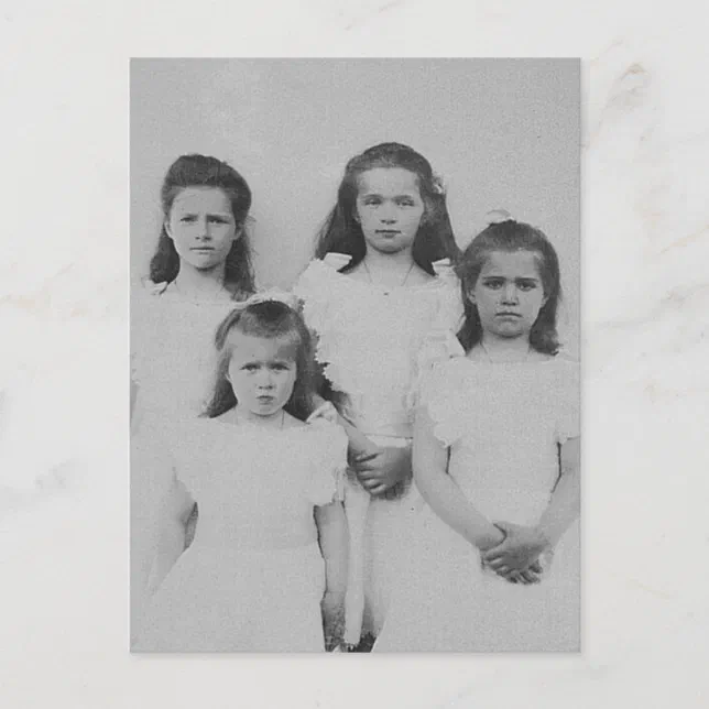 Grand Duchesses OTMA Romanov - Russia Postcard | Zazzle