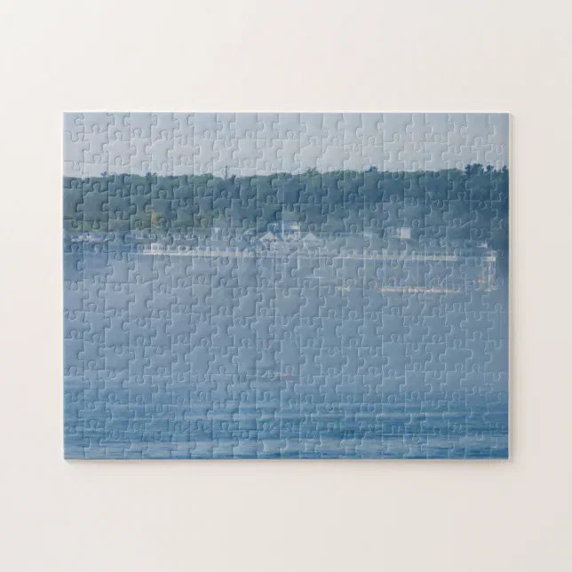Grand Hotel Through The Fog Jigsaw Puzzle | Zazzle