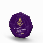 Grand Lodge Masonic Awards | Freemason 3 Dots Photo Block | Zazzle