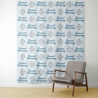 Grand Opening Backdrop Step Repeat Custom Event | Zazzle