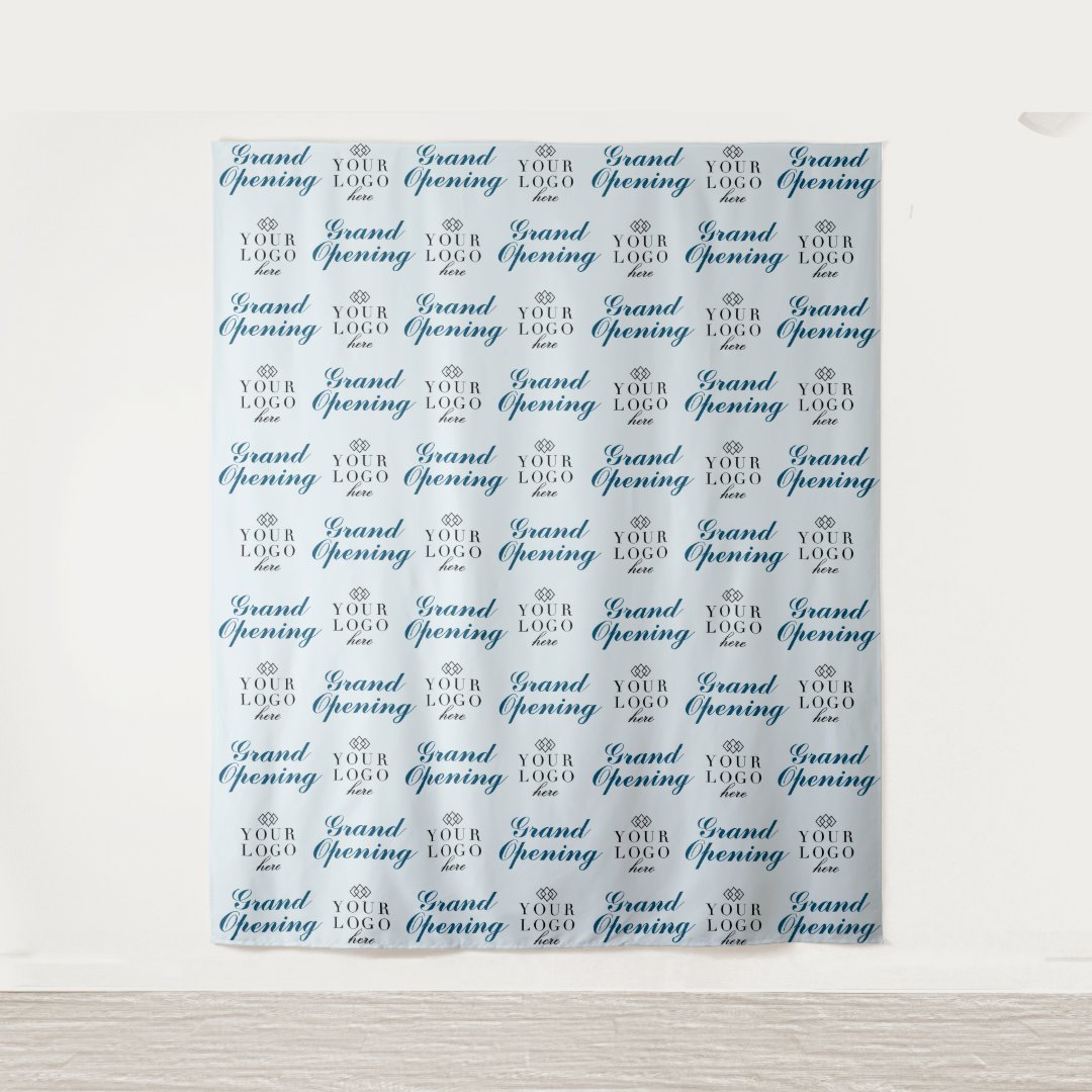Grand Opening Backdrop Step Repeat Custom Event | Zazzle