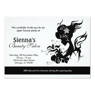 Beauty Salon Grand Opening Invitations | Zazzle