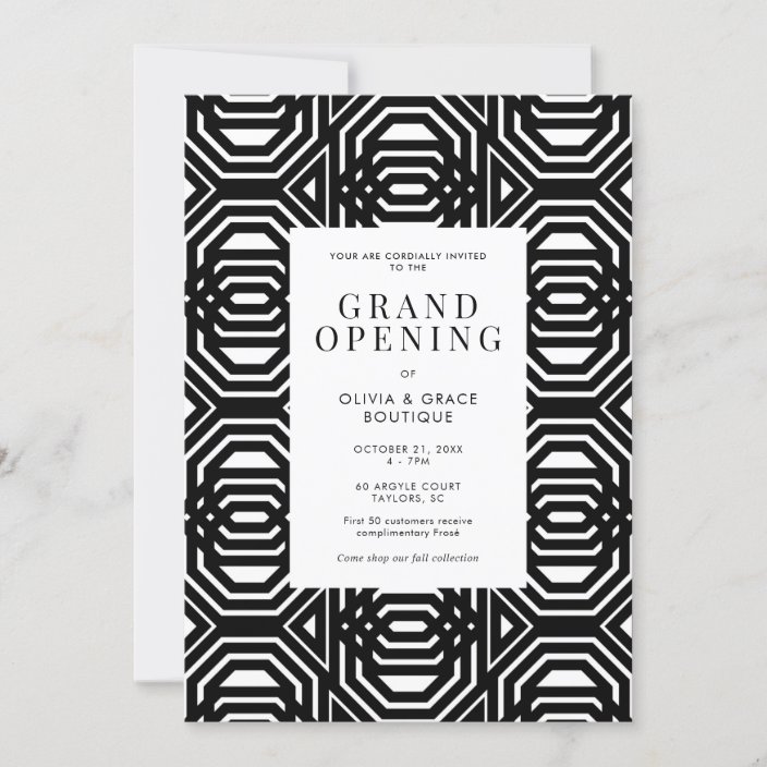 Grand Opening Business Invitation | Zazzle.com