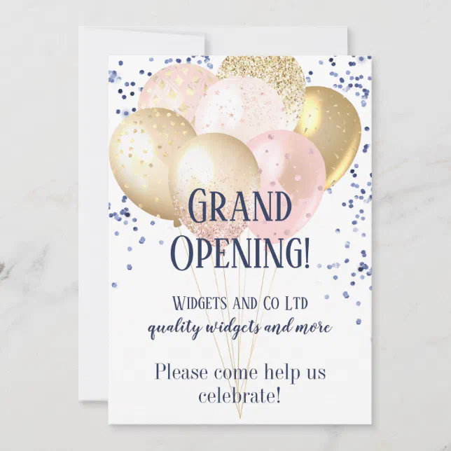 Grand Opening Business Launch Invitation | Zazzle