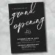 Grand Opening Logo Elegant Business Invitation | Zazzle